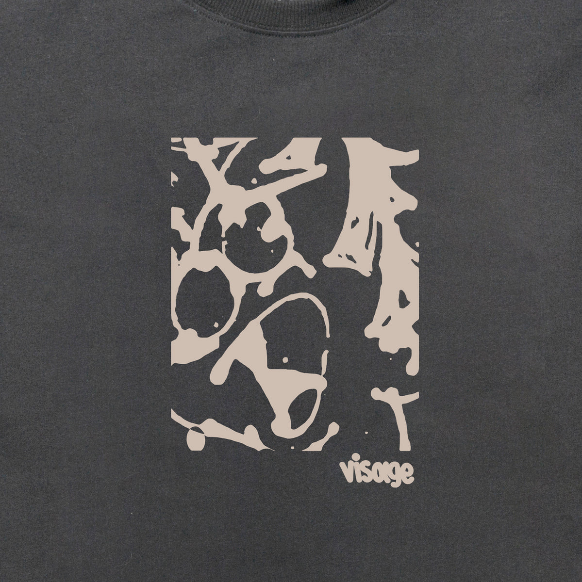 Elijah Anderson Artist T-shirt "Visage"_Charcoal – Chrystie NYC